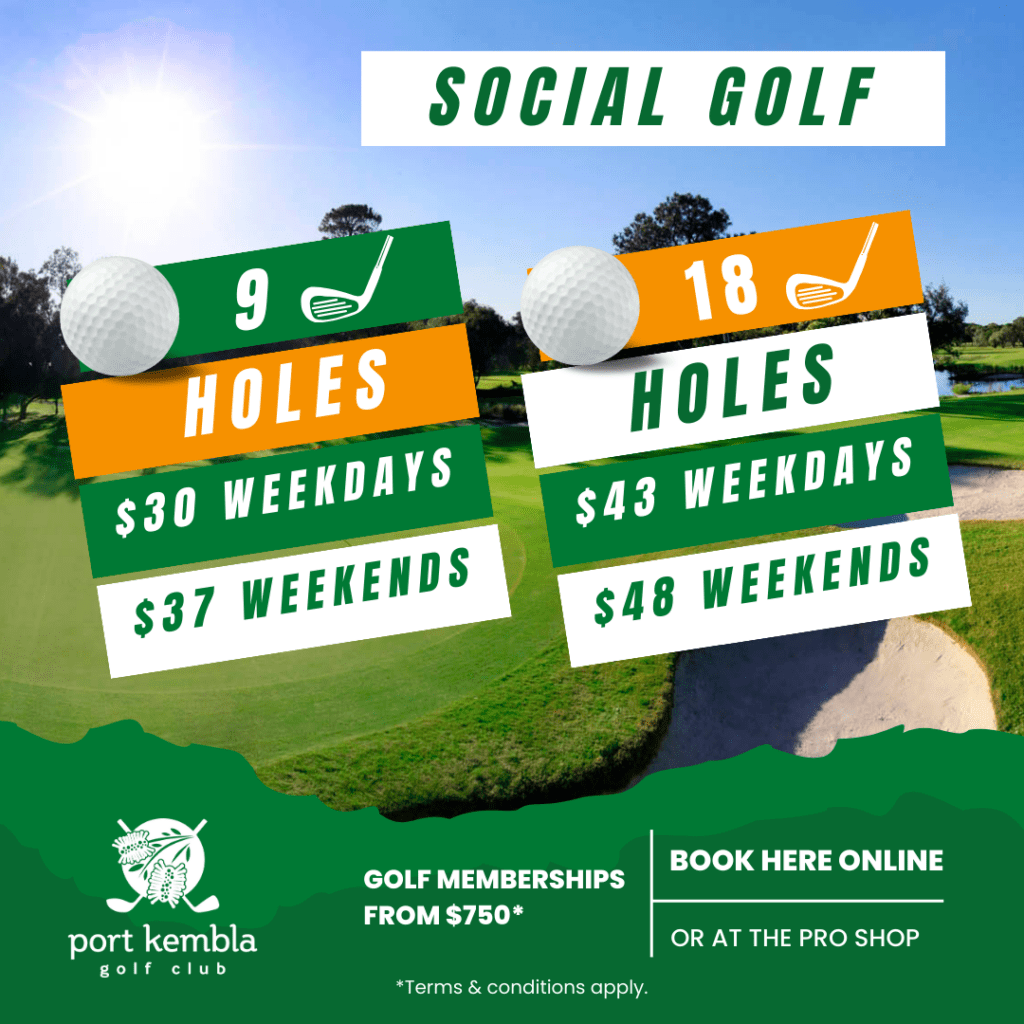 Social Golf - Port Kembla Golf Club